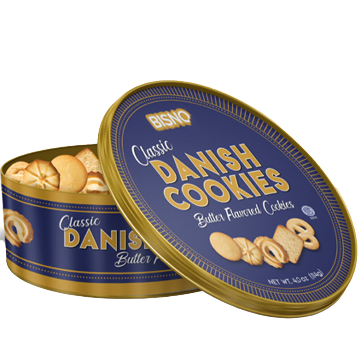 Danish Cookies Mini-Tin | Non-Dairy | Bisno | 4 oz – ShopGalil