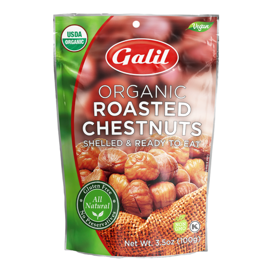 Galil Organic Roasted Chestnuts Ready-to-Eat | ShopGalil