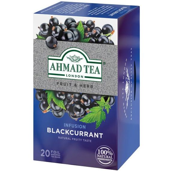 Black Currant Infusion - Herbal | 20' Tea Bags | Ahmad Tea – ShopGalil
