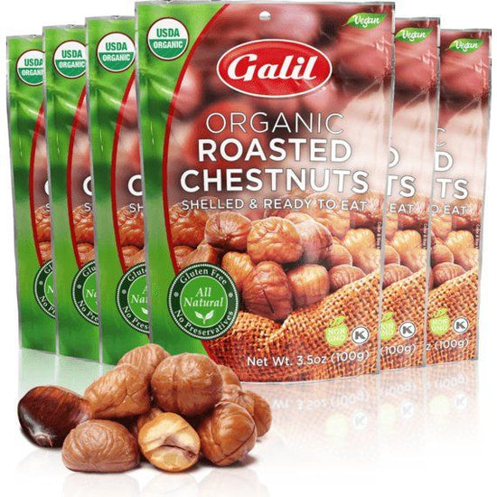 Galil Organic Roasted Chestnuts Ready-to-Eat | ShopGalil